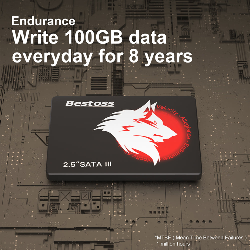 256GB 2.5" SSD Internal Hard Drive for Pc or Laptop, SATA III 6Gb/s In ...